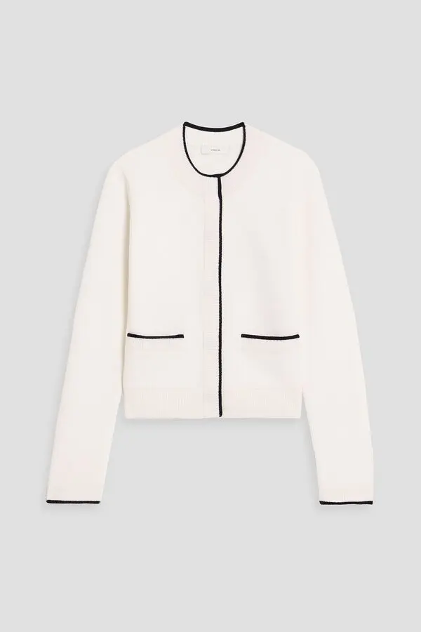 Vince Knitted Cardigan - Off-white