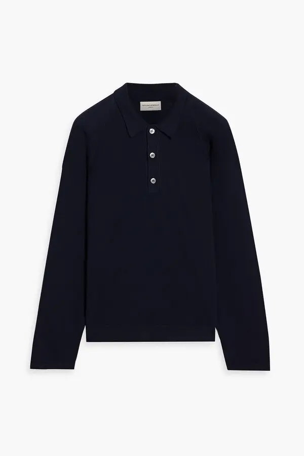 Officine Générale Kass Wool Polo Sweater