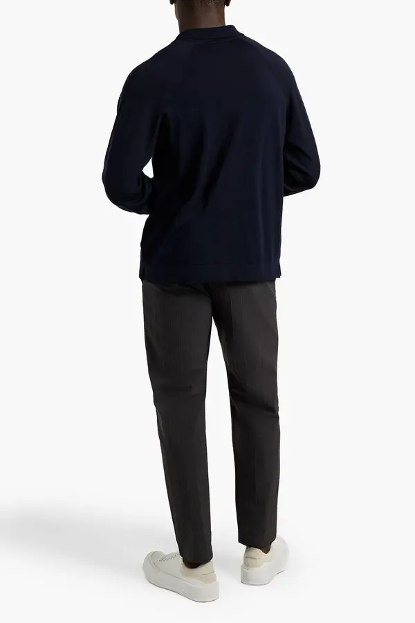 Officine Générale Kass Wool Polo Sweater
