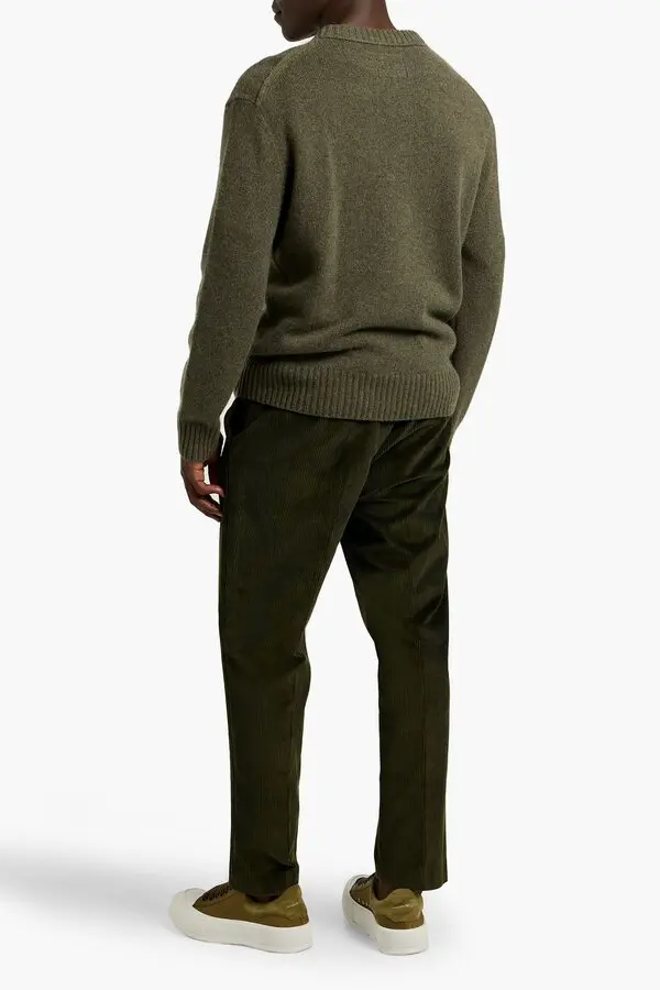 Officine Générale Hoche Belted Cotton-corduroy Pants