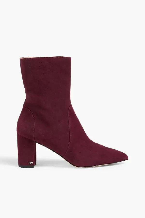 STUART WEITZMAN Suede Ankle Boots