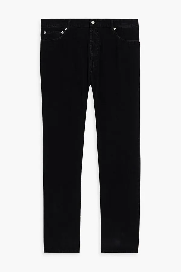 Officine Générale James Cotton Corduroy Pants - Black