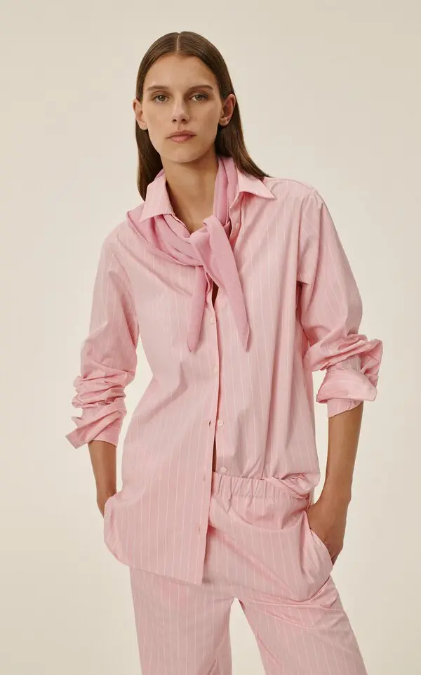 AMIYA Britannia Cotton Shirt - Stripe