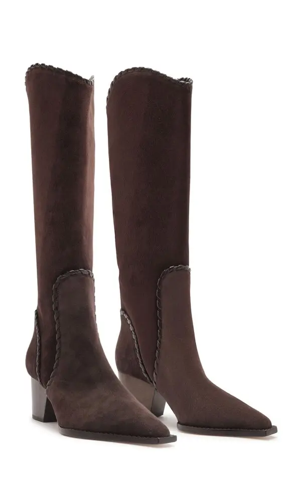 ALEXANDRE BIRMAN Victoria Suede Boots - Brown