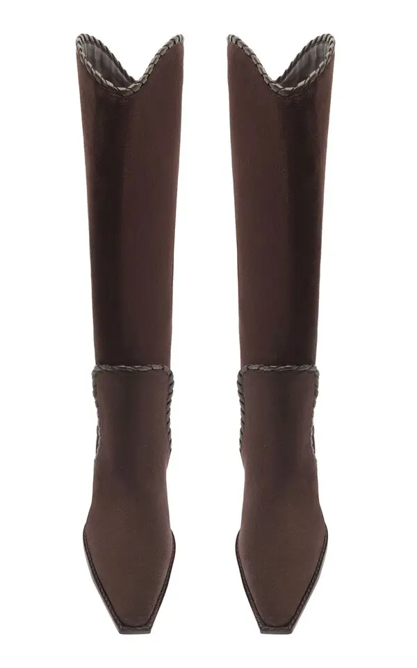 ALEXANDRE BIRMAN Victoria Suede Boots - Brown