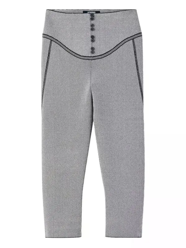 Jacquemus Button-detailed Cropped Trousers