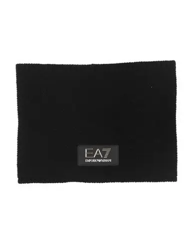 EA7 Scarf Wool, Polyamide - Black