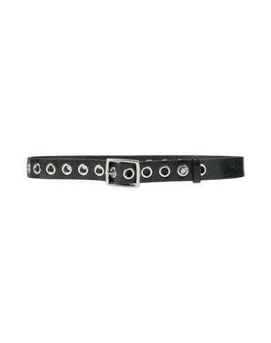 Rag & Bone Leather Belt With Appliqués - Black