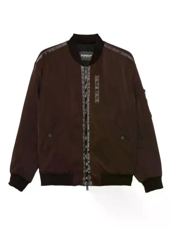DONDUP Striped-panel Bomber Jacket
