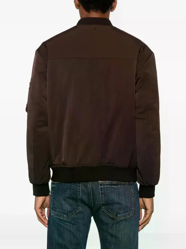 DONDUP Striped-panel Bomber Jacket