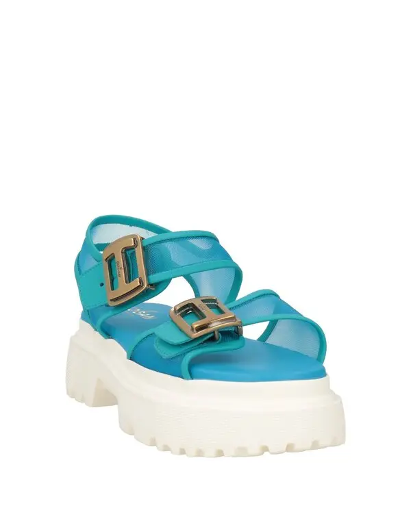 Hogan Ankle Strap Sandals - Blue