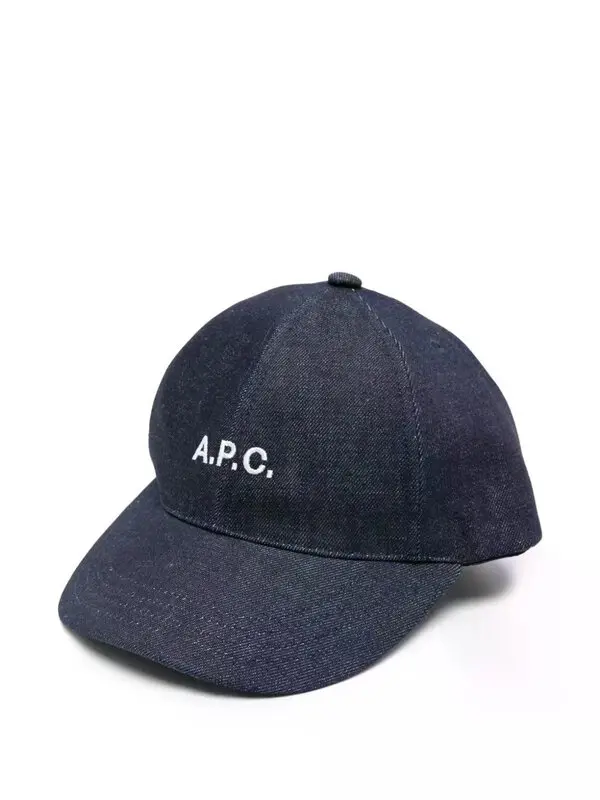 A.p.c. Logo-embroidered Cap - Blue