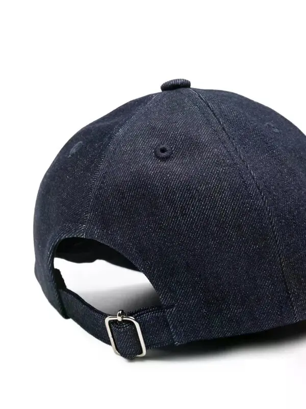 A.p.c. Logo-embroidered Cap - Blue