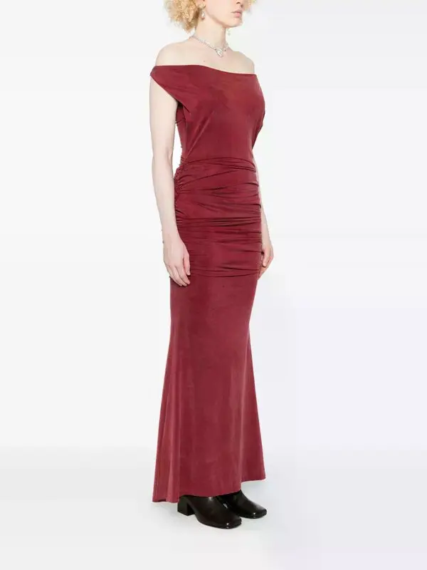 VIVIENNE WESTWOOD Cowl-neck Maxi Dress - Red
