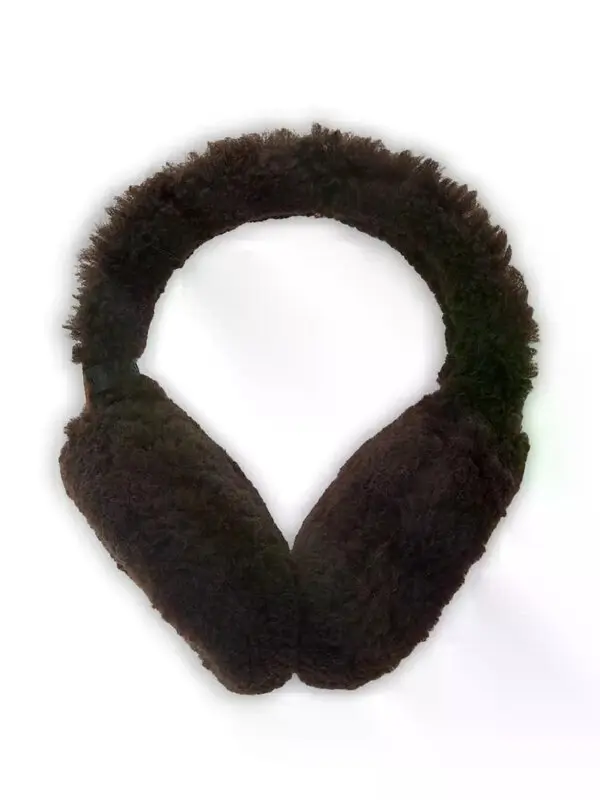YVES SALOMON Shearling Ear Muffs - Brown