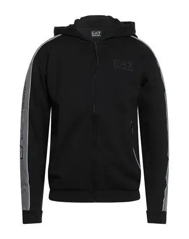 EA7 Cotton-blend Fleece Zip-up Hoodie