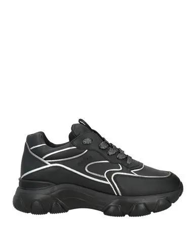 Hogan Leather Chunky Sneakers - Black