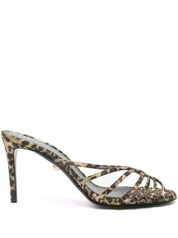 ALEVI MILANO Leopard-print Heeled Sandals