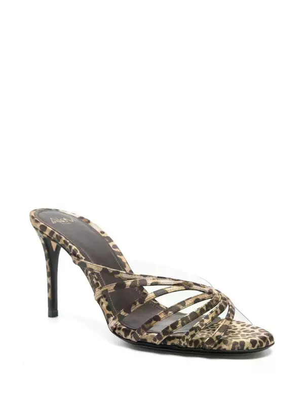 ALEVI MILANO Leopard-print Heeled Sandals