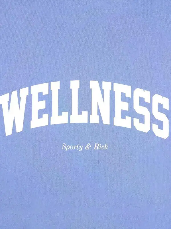 SPORTY & RICH Lettering Logo Shorts
