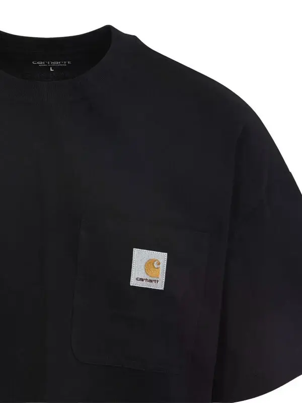 Carhartt Work In Progress Pocket-detail Short-sleeve T-shirt - Black