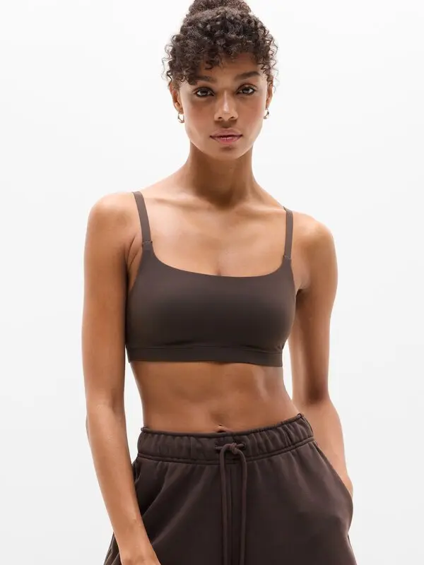 Athleta Bodymove Scoop Bralette D-dd - Truffle