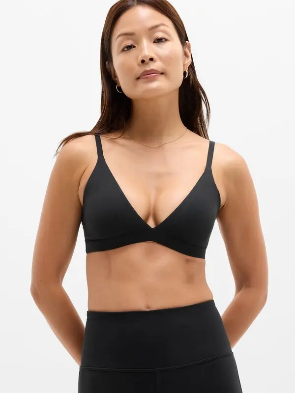 Athleta Bodymove Plunge Bralette A-c - Black