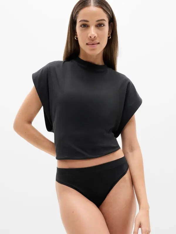 Athleta Bodymove Thong - Black