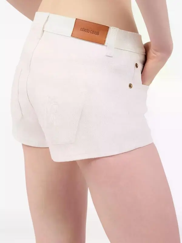 Roberto Cavalli Cotton Denim Shorts