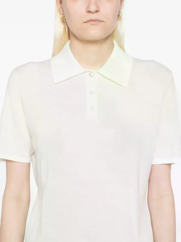 Theory Short-sleeved Knitted Polo Shirt