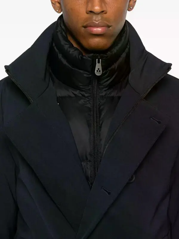 Peuterey Double-breasted High-neck Coat
