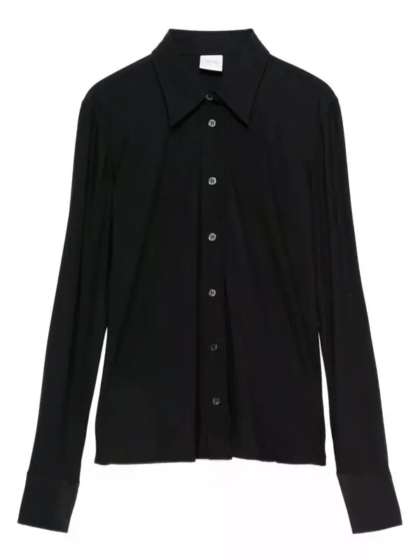 CALIBAN Button-front Long-sleeve Shirt