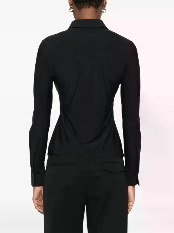 CALIBAN Button-front Long-sleeve Shirt