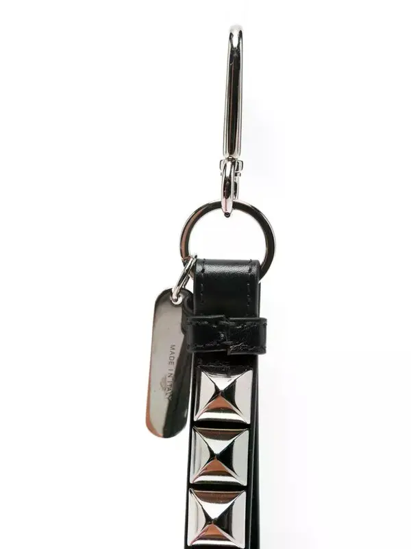 Alexander McQueen Studded Leather Keyring