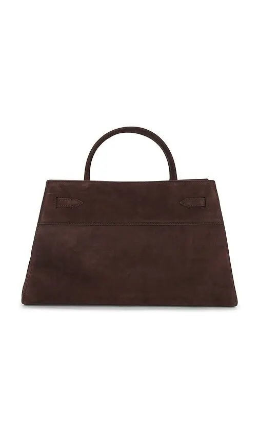 Veronica Beard Large Suede Dash Bag - Espresso