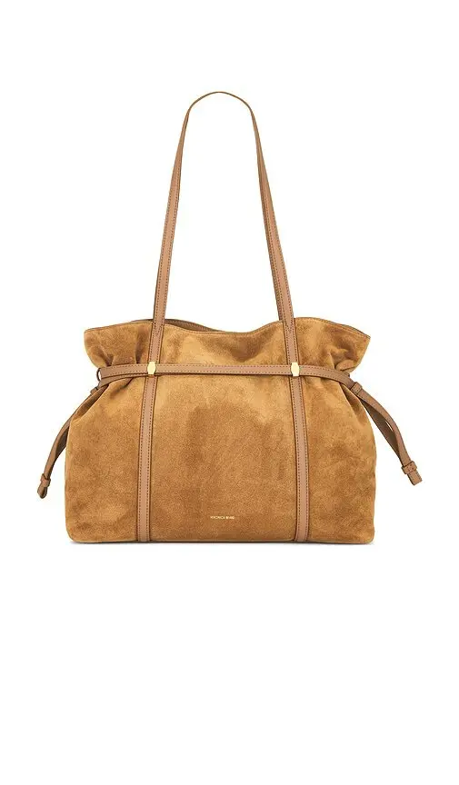 Veronica Beard Suede Lasso Bag