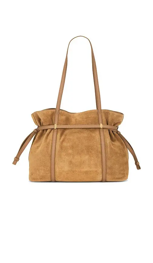 Veronica Beard Suede Lasso Bag