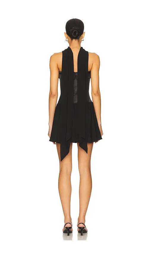 Majorelle Tamera Mini Dress With Scarf Detail - Back
