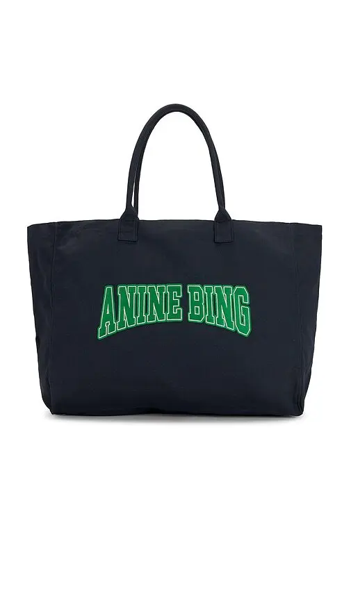 ANINE BING Leo Canvas Tote