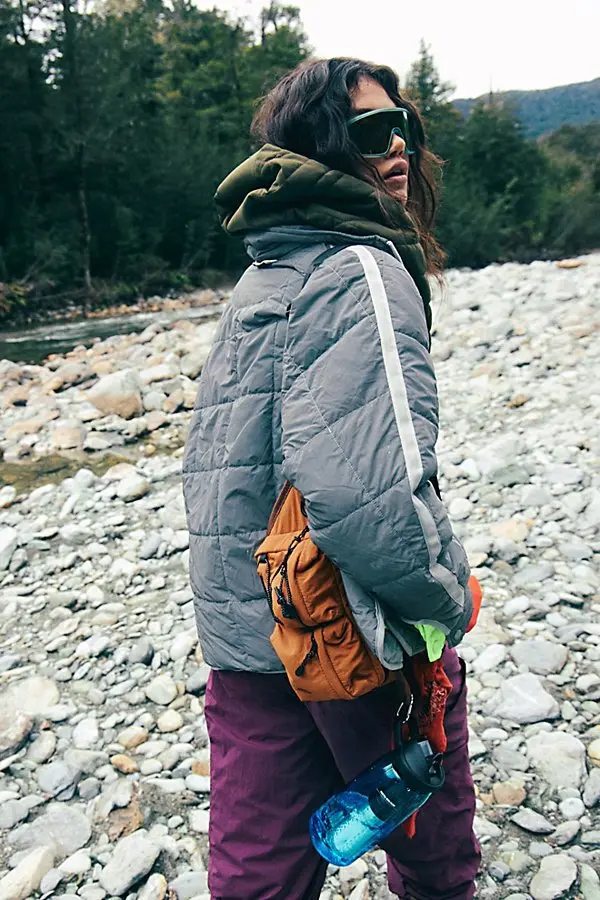 Free People Pippa Reflective Packable Puffer Jacket