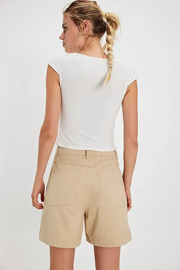 Closed Winslet High-rise Pleated Shorts