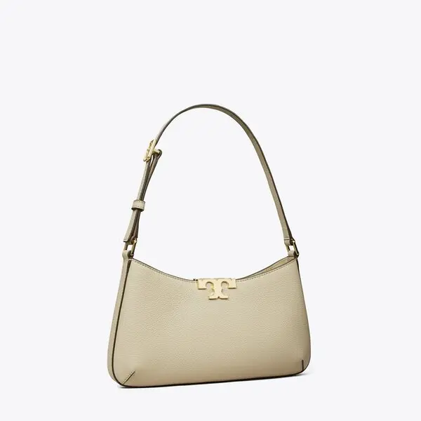 Tory Burch Eleanor Soft Slim Shoulder Bag - Light Stone