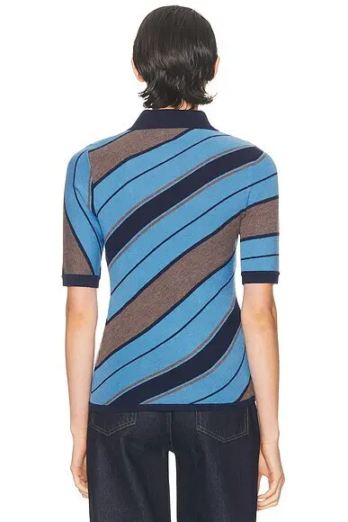 Acne Studios Kamandas Diagonal Stripe Top