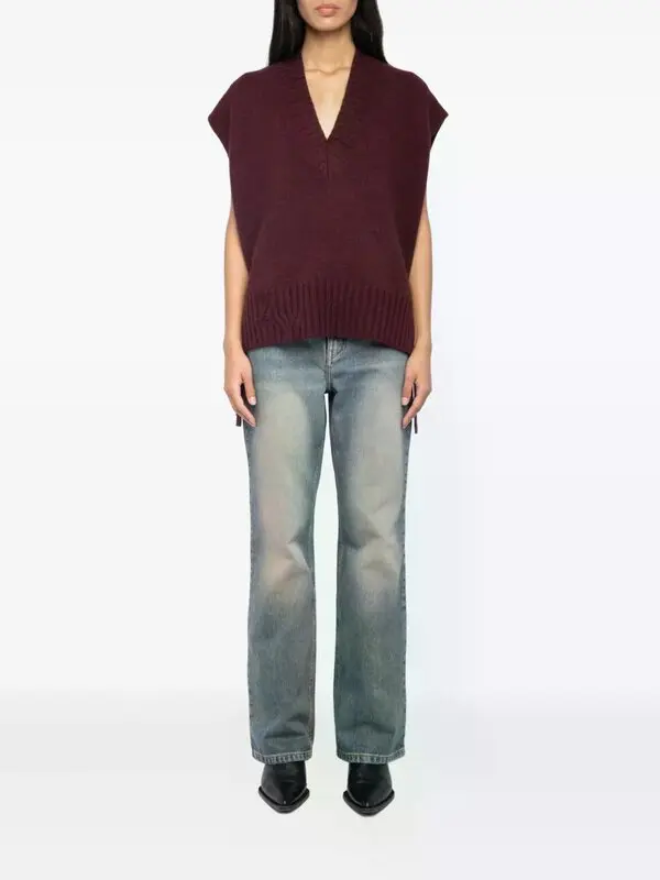 Zadig&Voltaire V-neck Vest With Side Ties