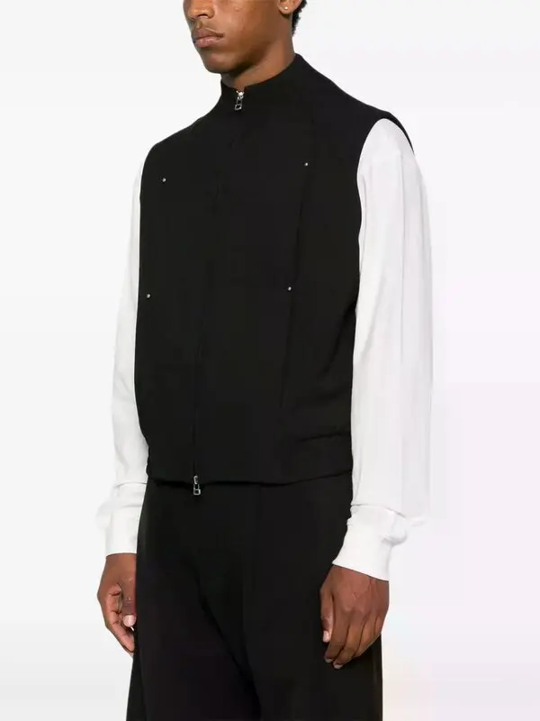 J.L-A.L Uvas Zip-front Gilet