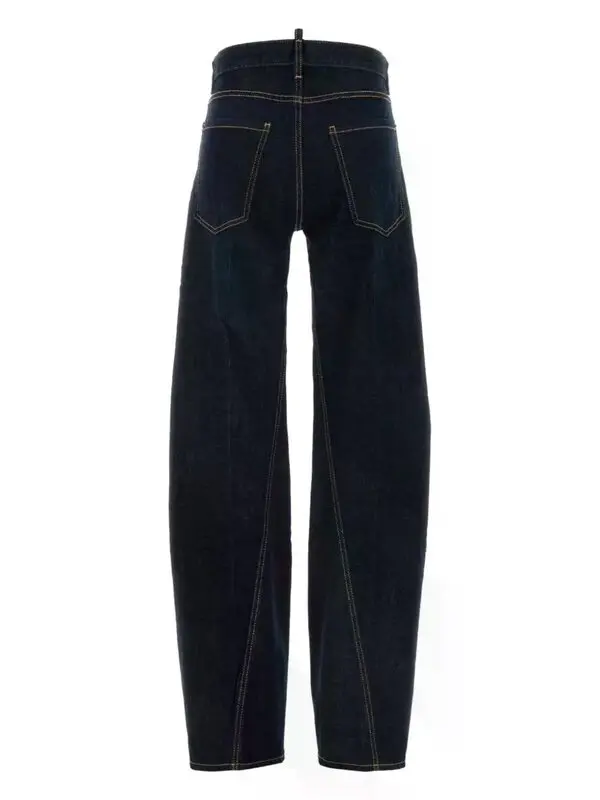 Dsquared2 Wide-leg Cotton-blend Jeans