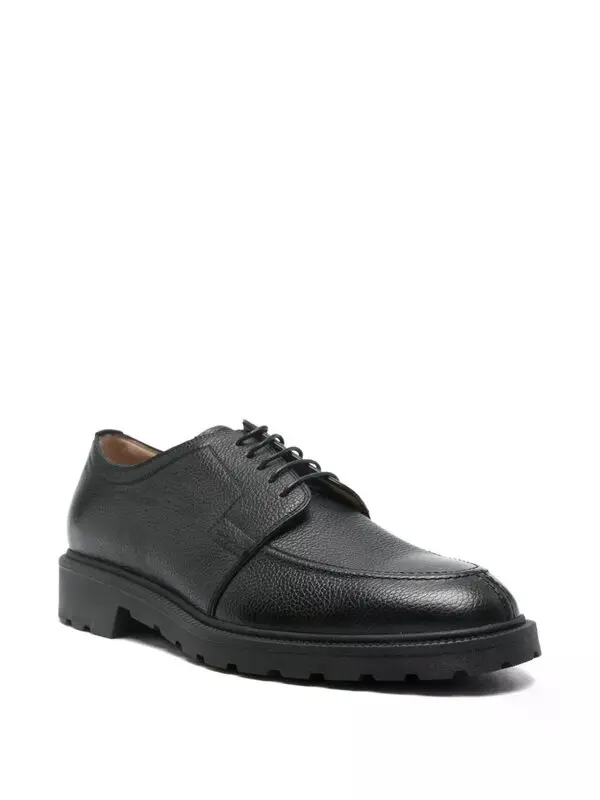 Bally Eduard Textured-leather Derby Shoes