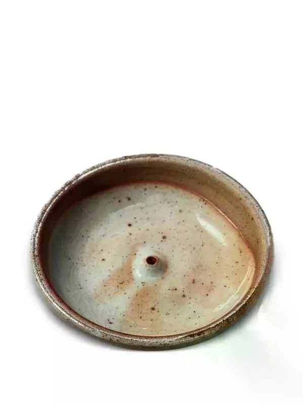 INCAUSA Wood-fired Speckled Incense Holder
