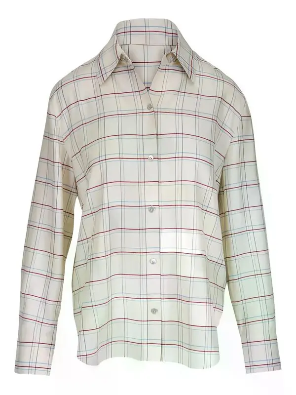 Vince Checked Pattern Shirt