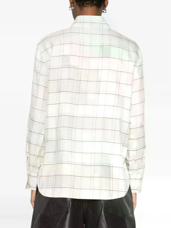 Vince Checked Pattern Shirt